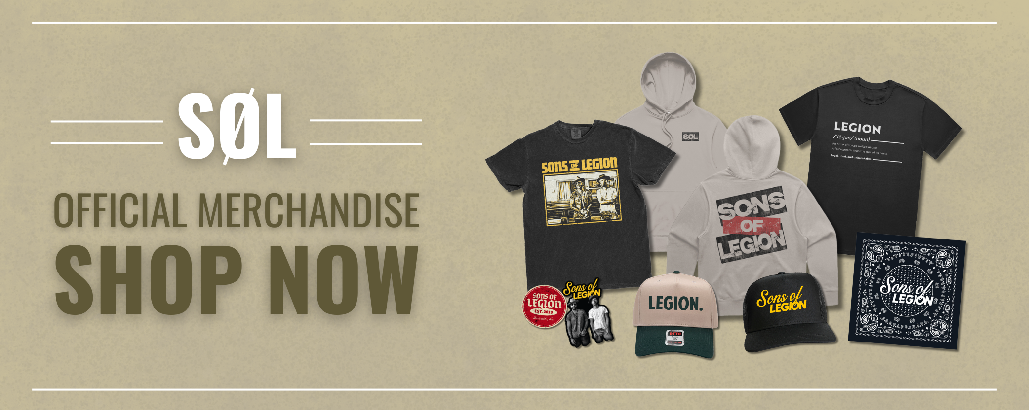 Sons of Legion Official Merchandise